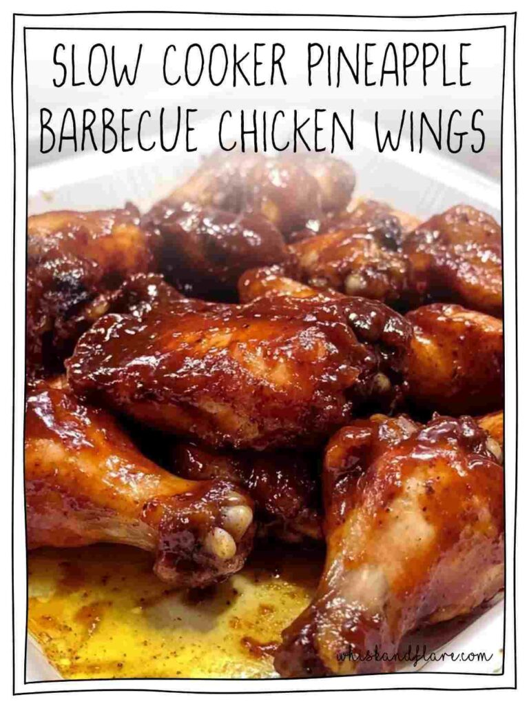 How to Make the Best Slow Cooker Pineapple Barbecue Chicken Wings at ...