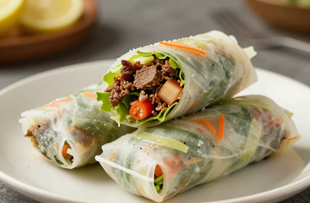 Lemongrass Beef Spring Rolls You Can Make in Minutes – whisk and flare